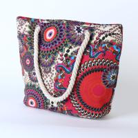 China Custom Full Print Cotton Canvas Tote Bag for Daily Necessities and More for sale