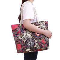 China Custom Full Print Cotton Canvas Tote Bag for Daily Necessities and More for sale