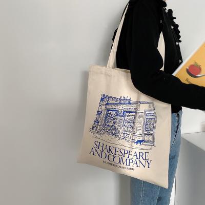 China Newest Fashinable Style Pocket Inside Tote Shoulder Bag with Custom Printing for sale