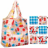 China REPT Eco-Friendly Reusable Polyester Shopping Foldable Tote Makeup Packing Nylon Bags for sale