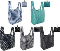 China REPT Eco-Friendly Reusable Polyester Shopping Foldable Tote Makeup Packing Nylon Bags for sale