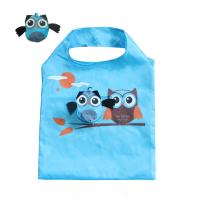 China Cute Animal RPET Shopper Bags for Shopping Hiking Travel Letter Print Cotton Tote Bag for sale