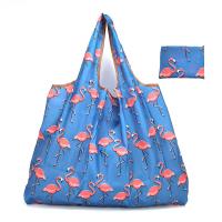 China Newest Fashinable Style Eco Friendly Foldable Polyester Floral Shopping Bag for Women for sale