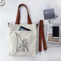 China OEM/ODM Acceptable Cotton Canvas Tote Shopping Bag with Customized Logo for sale