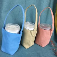 China Customized Logo Daily School Life Reusable Coffee Drink Carrier Cup Holder Carrier Tote Bag for sale