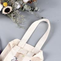 China Personalized Mini Coffee Milk Cup Holder Canvas Drink Carrier Tote Bag Customized Logo for sale