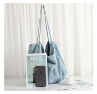 China Lightweight Denim Eco Friendly Cosmetic Shopping Tote Bag with Cartoon Pattern for sale