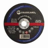 China 3 inch Metal Grinding Discs for Straight and Chip-Free Cuts 75mm x 1.6mm x 9mm Continuous Wheel Blade Tough Aluminum Oxide Abrasive 80 m/s for sale