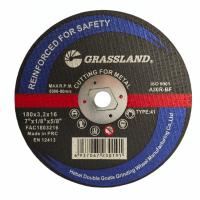 China GRASSLAND 7 Inch Inox Grinding Discs with Monocrystalline Fused Alumina 180mm X 3.2mm X 16mm for sale