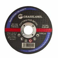 China GRASSLAND  Resin Abrasive Metal Cutting Discs for Stainless Steel 115 X 3.2 X 22.2 Angle Grinder for sale