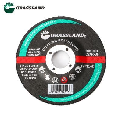 China Stone Cutting Discs 115mm Diameter Resin Bonded with Reinforced Fiberglass for Precise Vibration Free Cutting Applications for sale