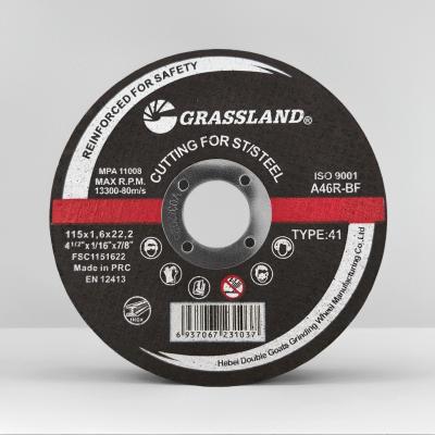 China GRASSLAND 4.5 Inox Cutting Disc 115 X 1.6 for Contaminant-Free Cutting of Inox for sale