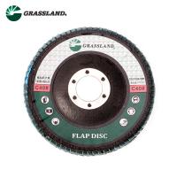 China 115X22mm Aluminium Oxide 60 Grit Angle Grinder Flap Disc for sale