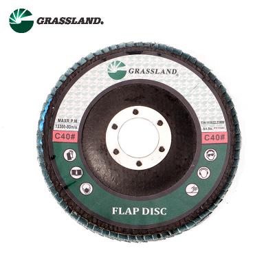 China 115X22mm Aluminium Oxide 60 Grit Angle Grinder Flap Disc for sale