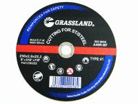 China Reinforced 9 Inch 230mmX1.9mm Straight Abrasive Metal Cutting Discs for sale