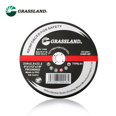 China 230X2,0mm Angle Grinder 230mm 9 Inch Stainless Steel Cutting Discs for sale
