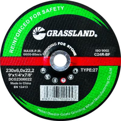 China 9 Inch Abrasive Stone Concrete Grinding Wheel for sale