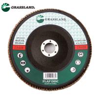 China Grassland 7 Inch 180mm Zirconium Abrasive Flap Disc Wheel for sale