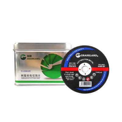 China Grassland 3 Inch 75x1.6x10mm Stainless Steel Grinding Disc for sale