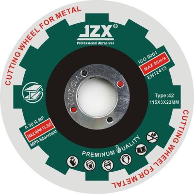 China 115x3x22.2mm T42 Stainless Steel Cutting Discs for sale