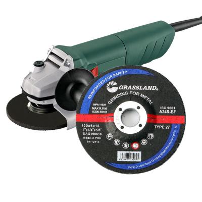 China 4.5 Inch Metal Cutting 24 Grit Masonry Grinding Wheel for sale