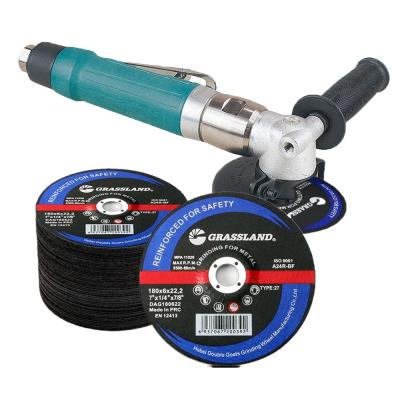 China T27 Angle Grinder 180x6mm Thickness Metal Grinding Discs for sale
