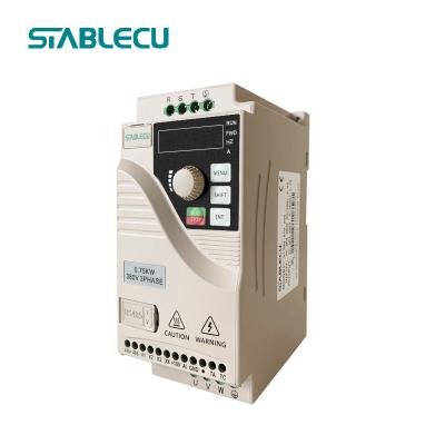 China Single / Three Phase Motor Inverter VSD 0.75KW 1.5KW for sale
