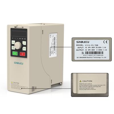 China 0.75KW 1HP VFD Variable Frequency Inverter For Three Phase Motor for sale