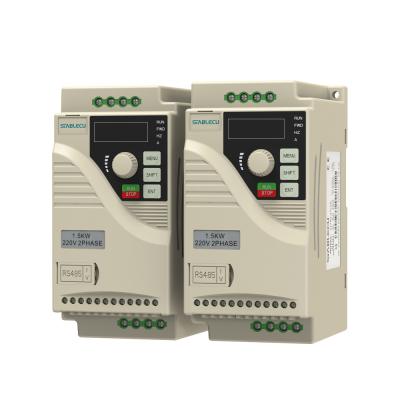 China 0.75KW 220V 380V Mini Frequency Inverter For Single Triple Phase Motor for sale