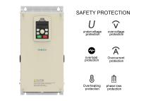 China 15KW 22KW Variable Speed Inverter VFD Phase Motor 3 Phase Output for sale