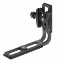 China Black Anodized CNC Aluminium Parts For Quick Release Tripod Camera Mounting Plate for sale