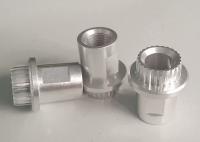 China 2A12 6061 Aluminium Turning Parts Connector With Knurled Head for sale