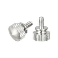 China Knurled Thumb Screws, M3x6mm Brass Shoulder Bolts Grip Knobs Fasteners, Nickel Plated for sale