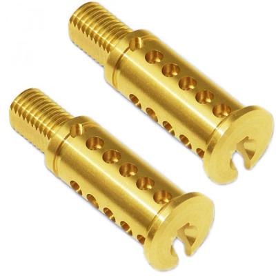 China Copper brass CNC milling turning High demand custom 4-axis CNC custom accessories Motorcycle accessories for sale