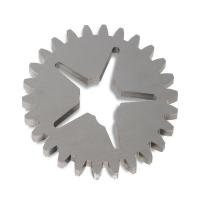 China Polished Silver Cnc Machined Metal Components Metal Machined Parts Density for Anodizing Process for sale