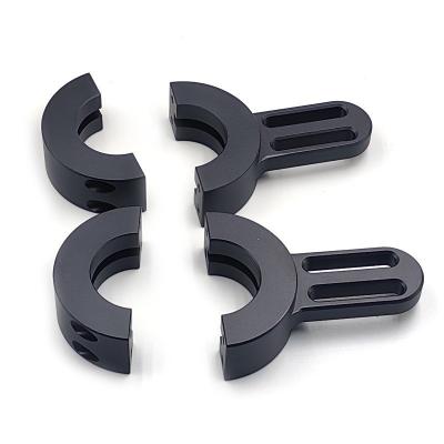 China Custom CNC Machined Anodized Aluminum 6061 Holder Metal Machining Milling Service Parts For Bike for sale