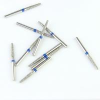 China Medium Grit Taper Round Edge Fg High Speed Ce ISO Certified Dental Diamond Bur Dental Instruments for sale