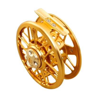 China Custom Saltwater Golden CNC Machined Fly Reel for sale