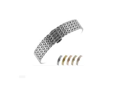 China Custom Solid Stainless Steel Watch Bracelet Links with Deployment Buckle for sale