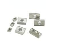 China Two Standards T Slot Accessories T Slot Nuts Aluminum Stainless Steel 304 316 for sale
