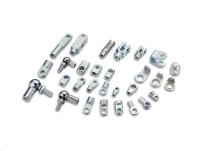 China Gas strut end fittings,steel,zinc white-blue for sale