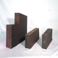 China Semi-Rebonded Magnesia Chrome Refractory Brick For Non-Ferrous Industry Anode Furnace for sale