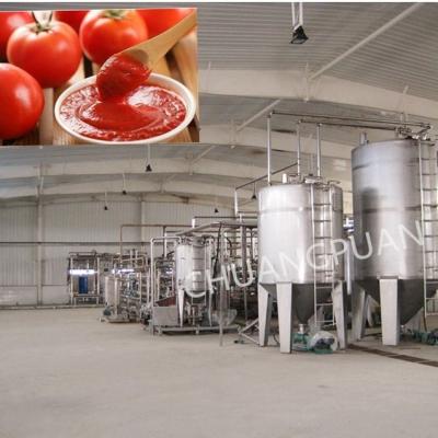 China Tomato Paste Production Line Filling Speed 2-20T/H 5-1000L Aseptic Bag for sale