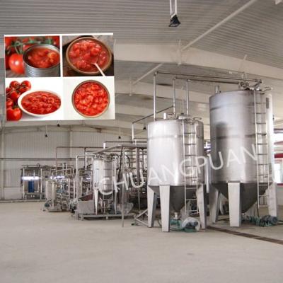 China Efficient Stainless Steel Tomato Sauce Processing Equipment with Automatic Filling for sale