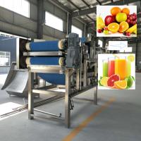 China High Efficiency Belt Type Fruit Juice Squeeze Machine Wooden Packages for sale