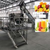 China 1 - 5T/H Apple / Pear / Pineapple / Orange Fruit Juicer Screw Press Machine Type for sale