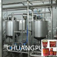 China Steam Heating Resource Tomato Paste Production Line With PLC Control for sale