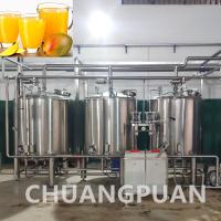 China Stainless Steel Mango Juice Production Line For Fast And Consistent Performance for sale