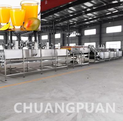 China Stainless Steel Concentrated Mango Juice Plant With Quick 40-70 Days Delivery for sale