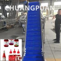 China Automatic PLC Controlled Tomato Paste Production Line Tubular Sterilizer Steam Heating OEM Available for sale